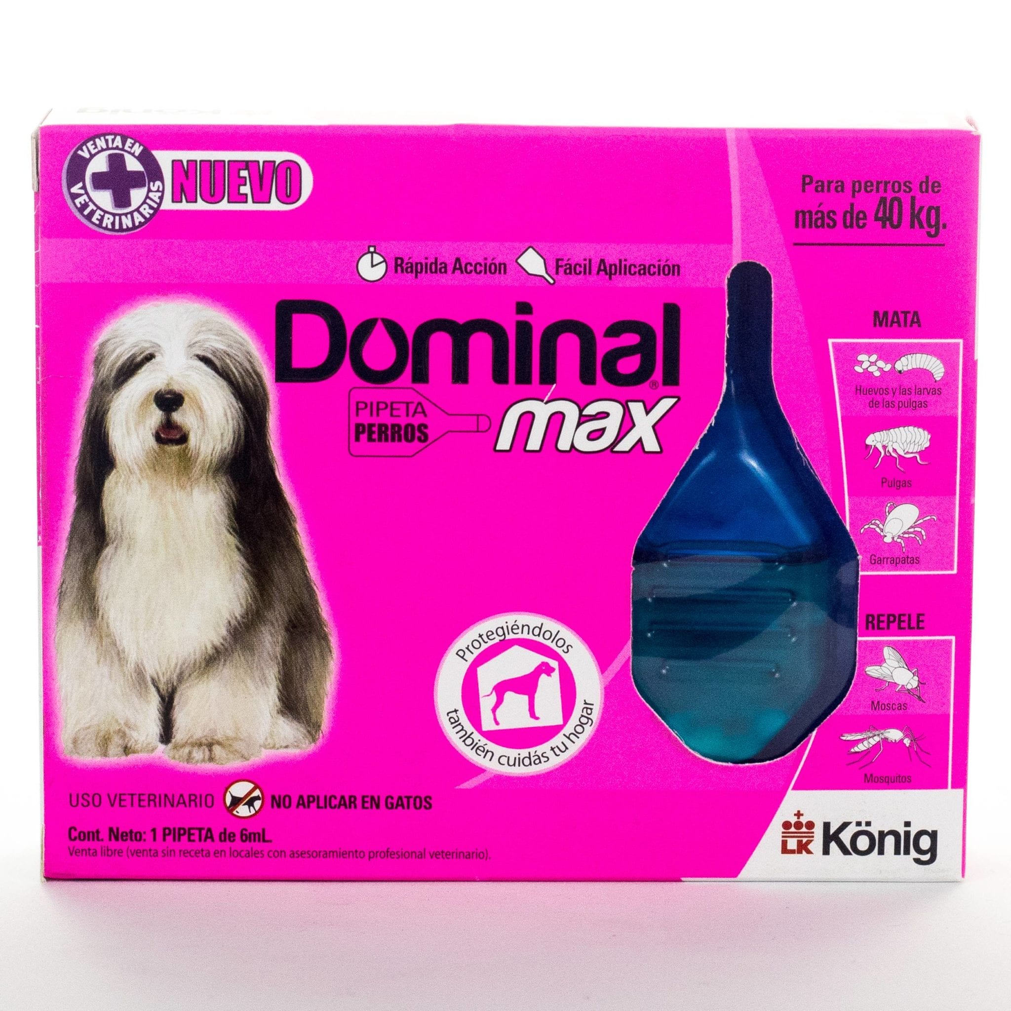 Dominal Max Pipeta Perro de 40kg a 60kg -Farmacia-